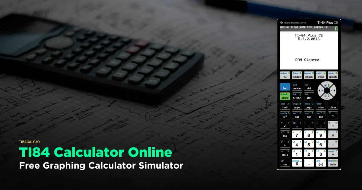 TI 84 Calculator Online - Free Graphing Calculator Simulator